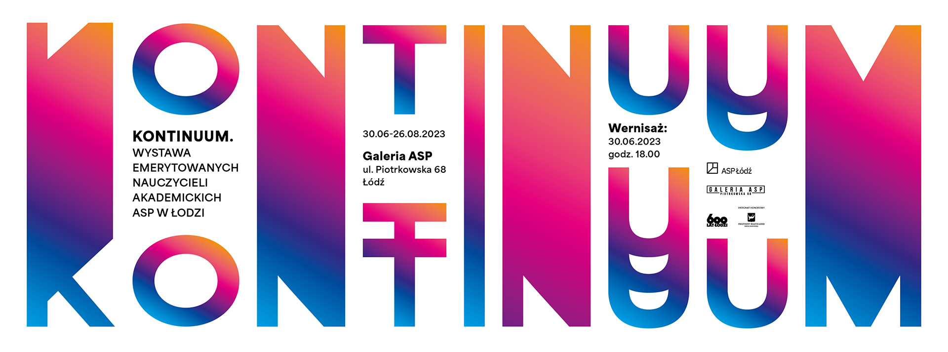 „Kontinuum”. Wystawa emerytowanych nauczycieli akademickich ASP w Łodzi ...